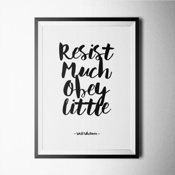 Black And White-walt Whitman Poster Print on Luulla